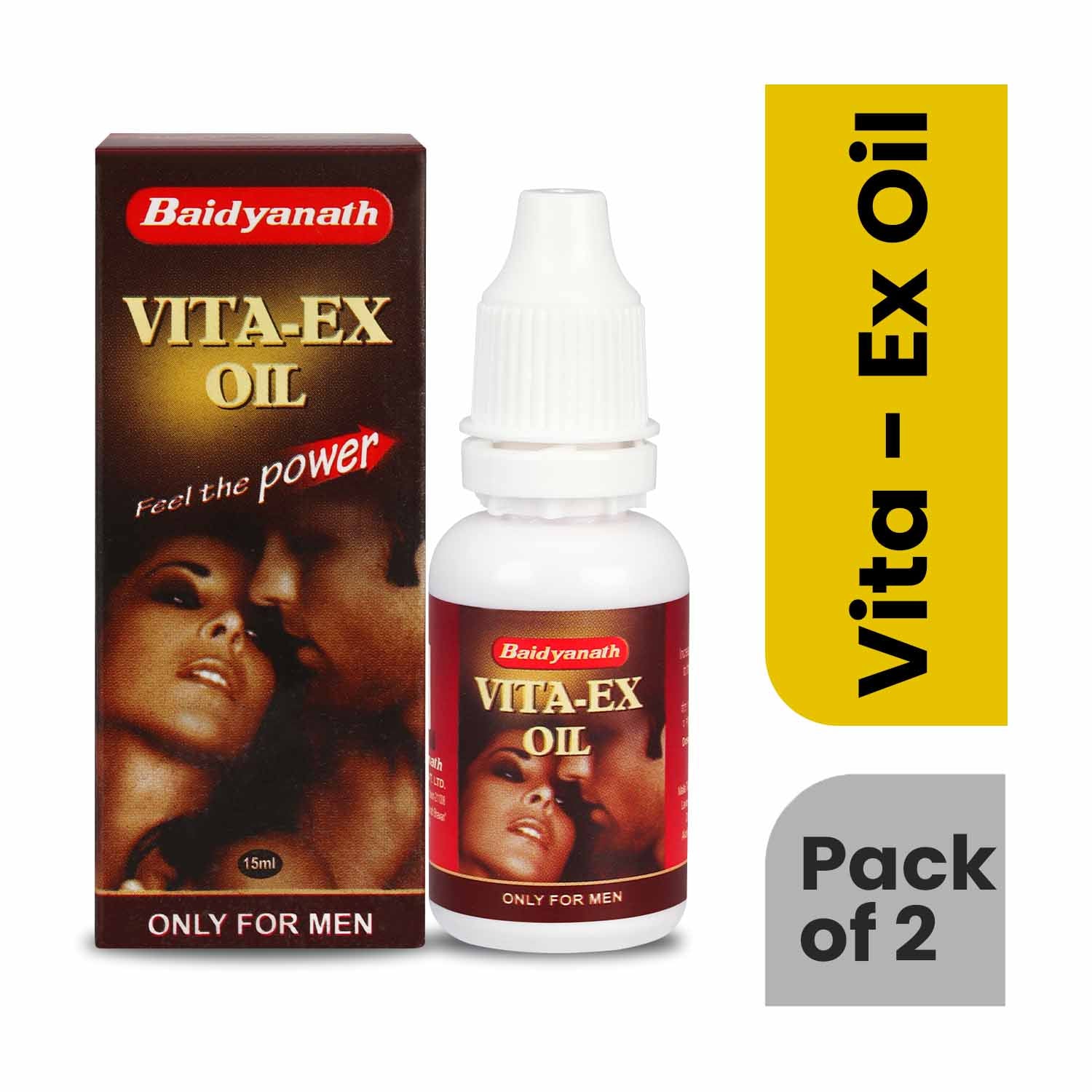 Baidyanath Vita Ex Oil for Men 15Ml (Pack of 2) – Baidyanath Ayurved