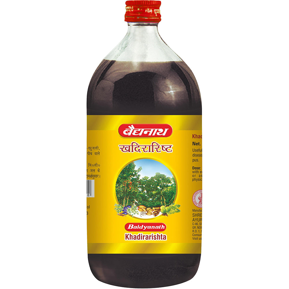 Baidyanath Khadirarishta - Ayurvedic Syrup For Skin Disorders ...