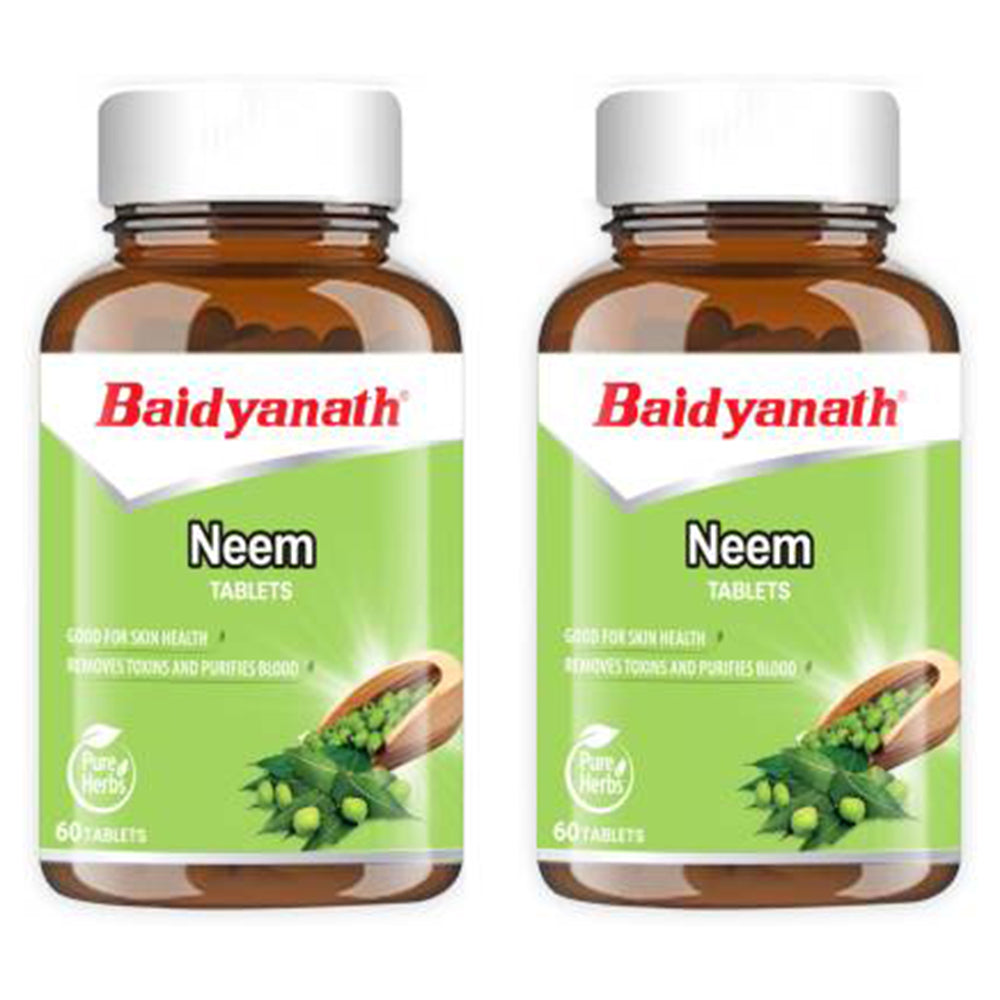 Baidyanath Neem Tablets Pack of 2 (60 Tablets) – Baidyanath Ayurved